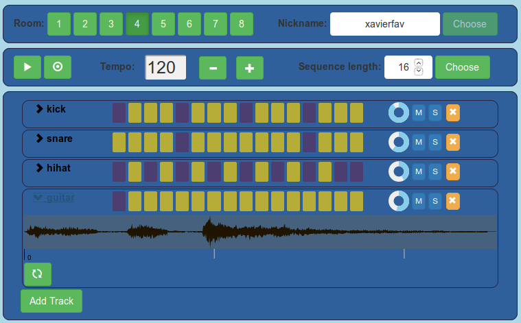 Audio Commons Multi Web Audio Sequencer